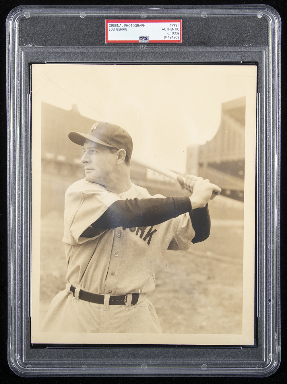 Lou Gehrig photograph c.1930s (PSA/DNA Type I) | Barnebys