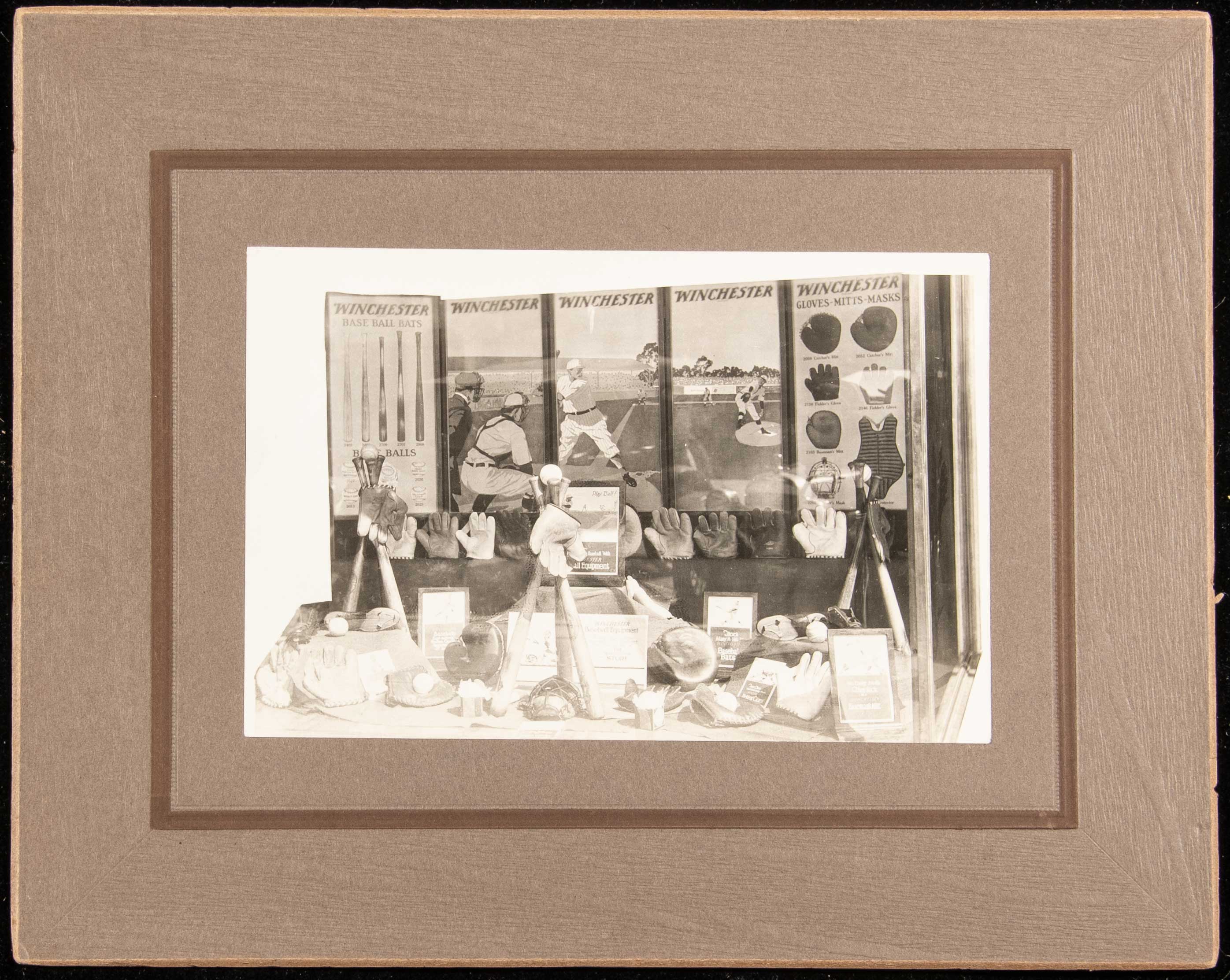 Winchester Sporting Goods store window display photograph c.1915-20 ...