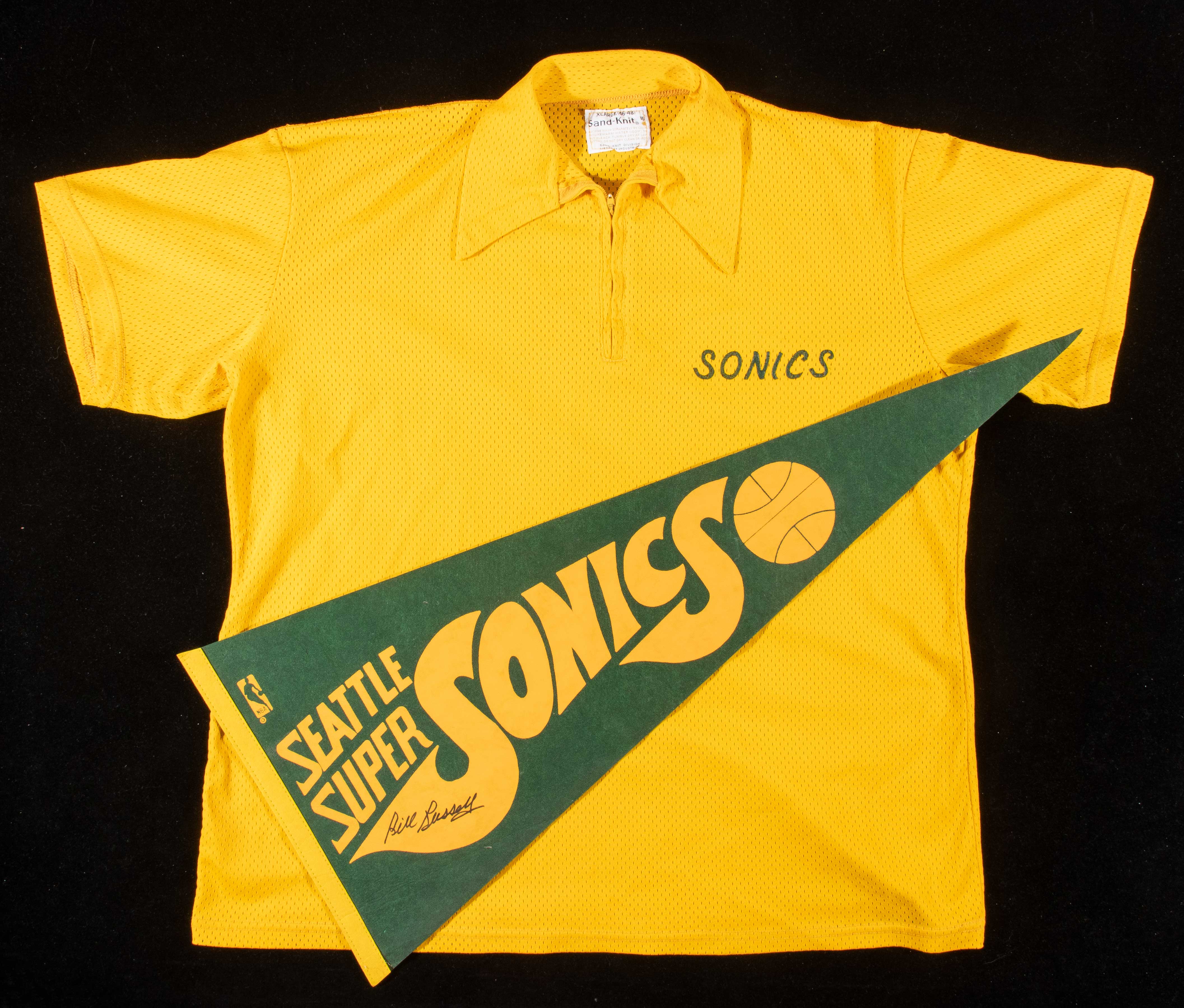 Bill Russell Seattle SuperSonics coach's jersey and... | Barnebys