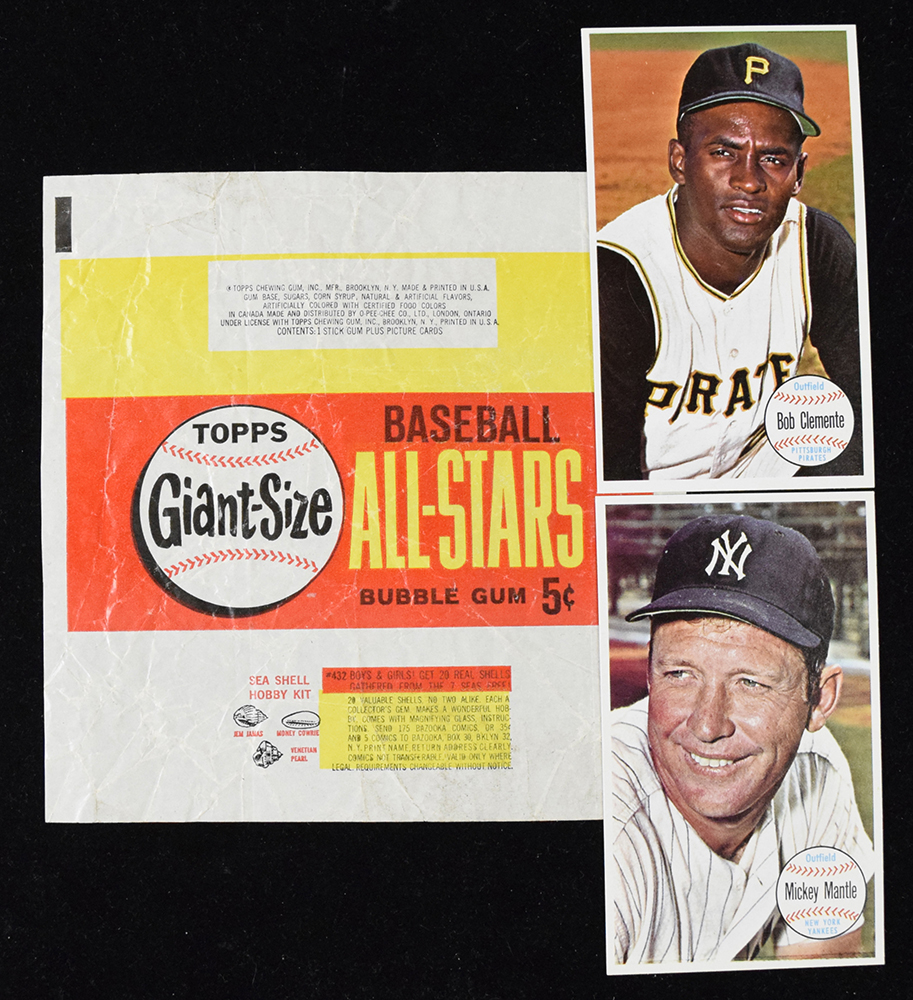 1964 Topps Giants complete set (60 cards) with original wrapper (EX-NM ...