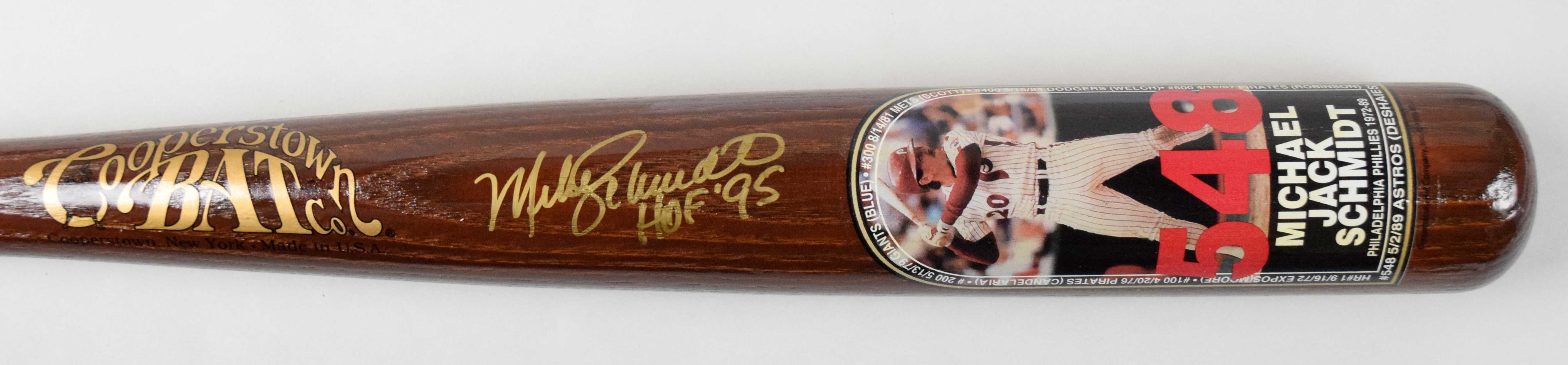 Mike Schmidt signed & inscribed limited edition commemorative baseball ...